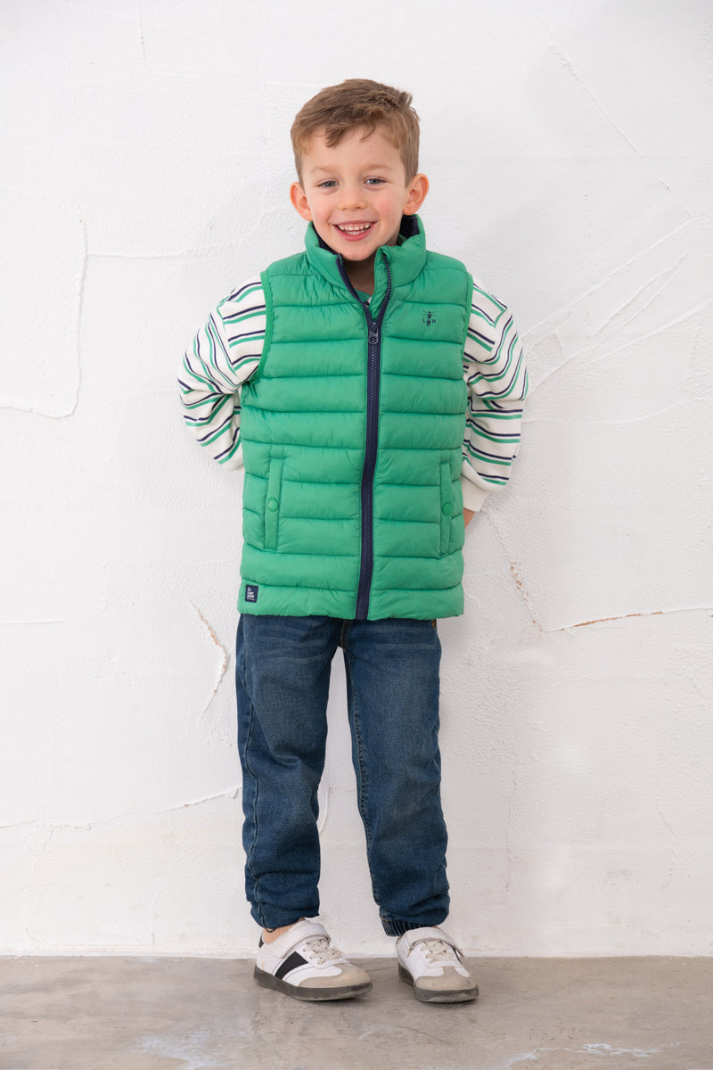 Abel Gilet - Sea Green – The Bottom Drawer Store