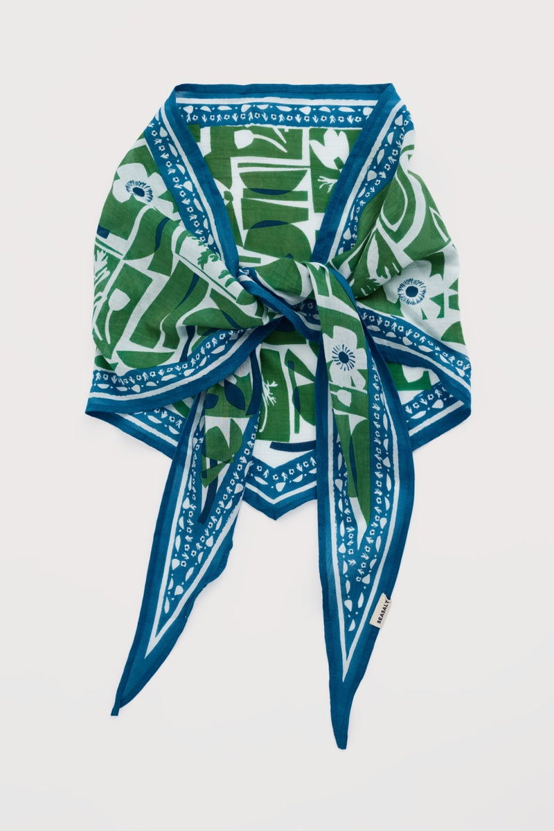 Posy Scarf - Flora Collage – The Bottom Drawer Store