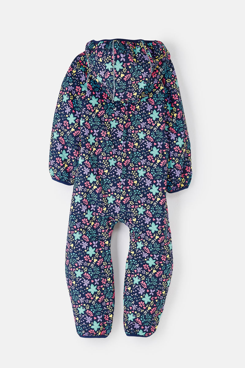Jamie Girls Puddlesuit - Floral – The Bottom Drawer Store