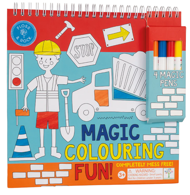 Mess Free Colouring - Construction – The Bottom Drawer Store