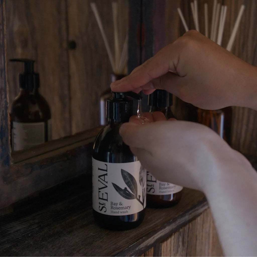 St. Eval Hand Wash - Bay & Rosemary – The Bottom Drawer Store