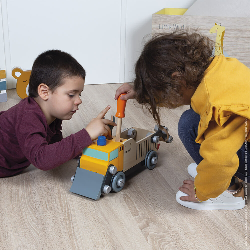 Brico'Kids DIY Construction Truck – The Bottom Drawer Store